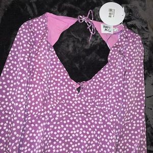 Princess Polly | Dresses | Princess Polly Abbie Mini Dress In Purple ...